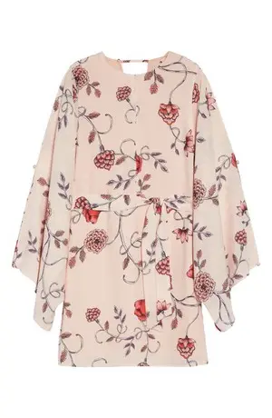 ann taylor long sleeve flare dress Mini Dress with flare sleeve – Allaboutbeauties main image 0
