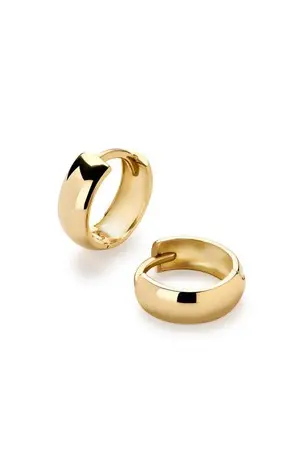 ANA LUISA Bold Huggie Hoop Earrings - Gold