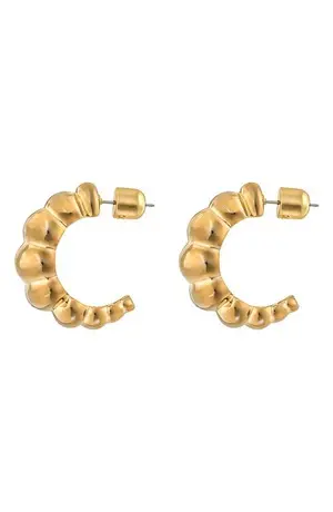 CHRISTINA CARUSO Tufted Crescent Earrings