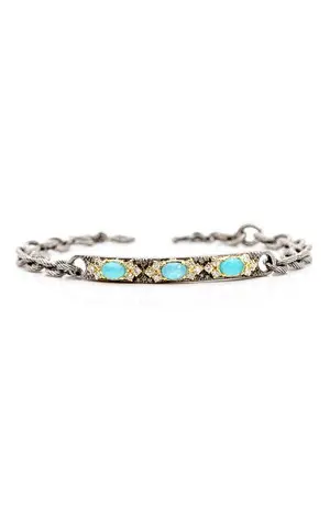 Armenta Old World Diamond Bracelet - Turquoise