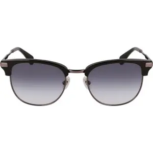 Paul Smith Paul Smith 52mm Gradient Sunglasses Gunmetal/ Brown