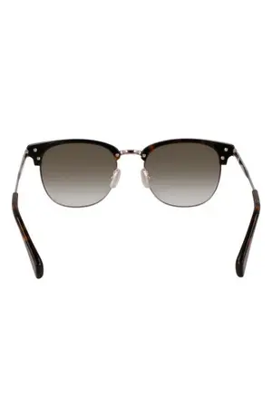 Paul Smith 52mm Gradient Sunglasses - Gunmetal/ Havana