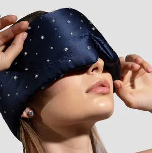 DROWSY SLEEP CO. Swarovski Silk Sleep Mask
