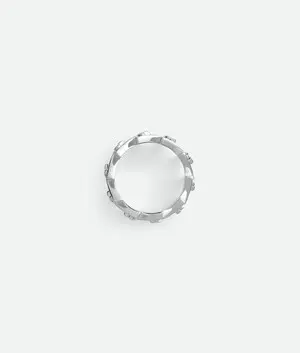 Bottega Veneta Rivet Sterling Ring