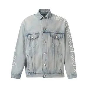 Balenciaga Large Fit Jacket - Blue