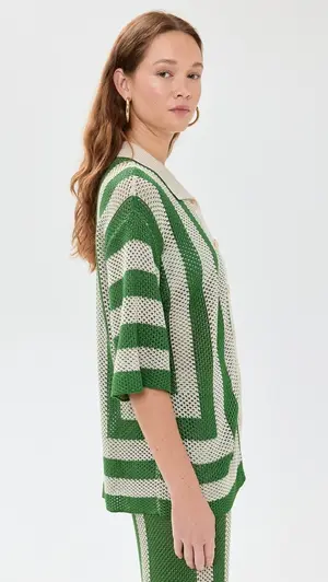 SEVEN WONDERS Ziggy Striped Knit Top