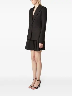 Nina Ricci Draped-back Blazer - Black
