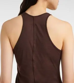 Rick Owens Ribbed-knit Tank Top - Brown