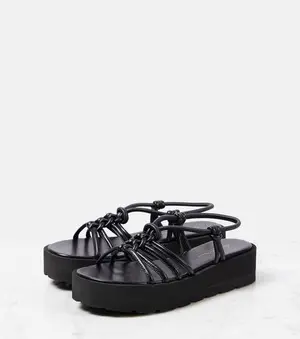 GIANVITO ROSSI Hebe Platform Sandals - Black