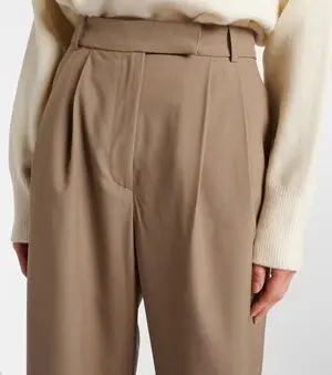 RÓHE High-rise Barrel-leg Trousers