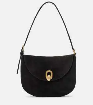 Savette Tondo Small Suede Shoulder Bag