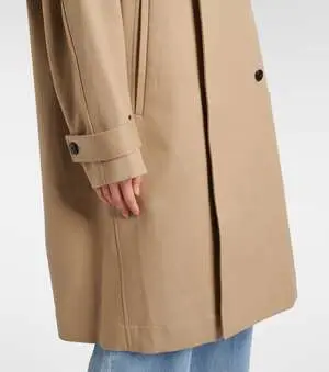 RÓHE Garden Suede-trimmed Coat