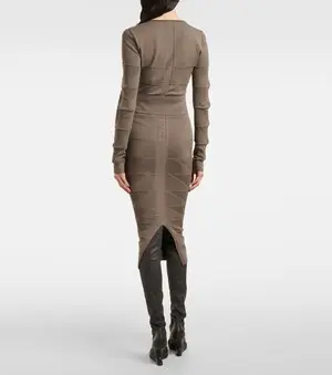 Rick Owens Jersey Pencil Skirt