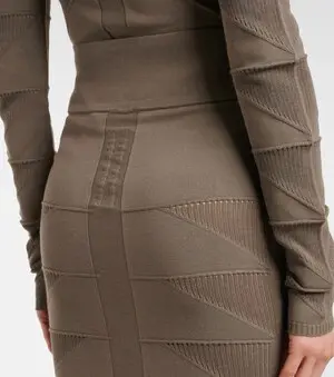 Rick Owens Jersey Pencil Skirt