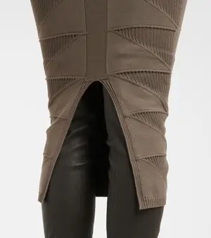 Rick Owens Jersey Pencil Skirt