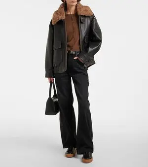 Bogner Lucerne Shearling-lined Leather Sneakers - Black