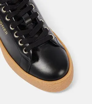 Bogner Lucerne Shearling-lined Leather Sneakers - Black