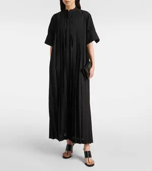 RÓHE Harmonica Plissé Maxi Dress
