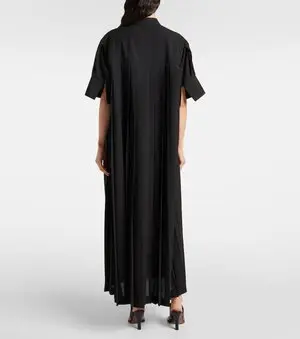 RÓHE Harmonica Plissé Maxi Dress
