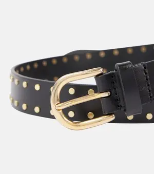 Isabel Marant Zap Studded Leather Belt