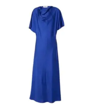 RÓHE Draped Silk Maxi Dress