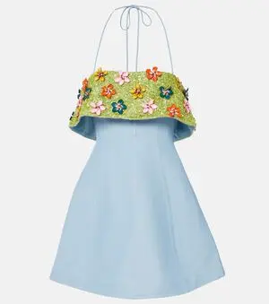ALEMAIS Yasmine Embellished Minidress