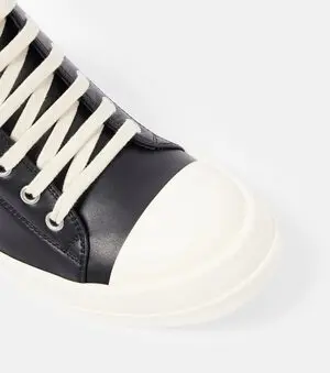 Rick Owens Low Leather Sneakers