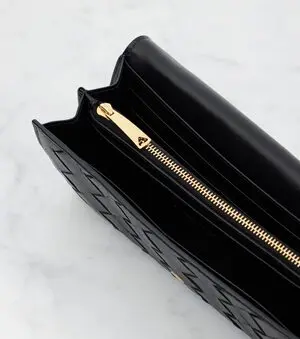 Bottega Veneta Intrecciato Large Leather Wallet