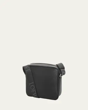 Loewe Xs Pebble Leather Messenger Bag