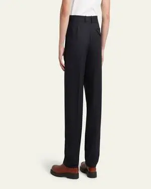 Bottega Veneta Subtle Stripe Pleated Pants