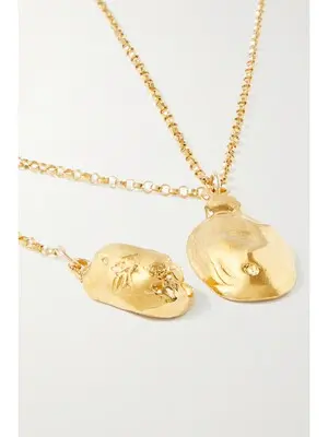 ALIGHIERI The Lunar Rocks -plated Necklace