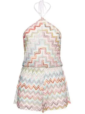 Missoni MISSONI Chevron Playsuit Multicolor