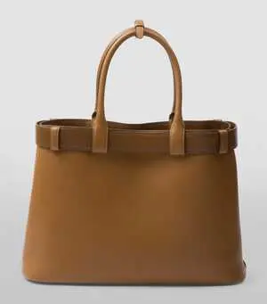 Prada Leather Buckle Tote