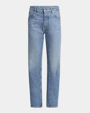 Bottega Veneta Vintage Boyfriend Denim Pants - Azure