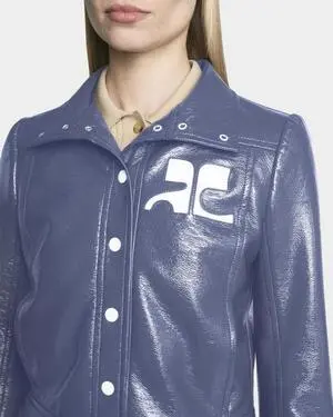 COURREGES Courreges Vinyl Reedition Jacket Dkblue