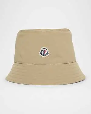 Moncler Moncler Logo Bucket Hat - Open Beige