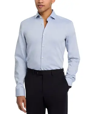Hugo Kason Slim Fit Dress Shirt - Open Blue