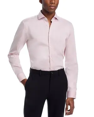 Hugo Kason Slim Fit Dress Shirt - Open Pink