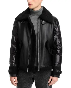 Karl Lagerfeld Paris Faux Leather Jacket