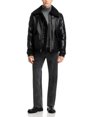 Karl Lagerfeld Paris Faux Leather Jacket
