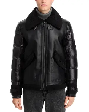 Karl Lagerfeld Paris Faux Leather Jacket