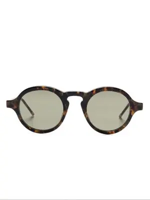 Thom Browne Pantos-frame Sunglasses - Brown