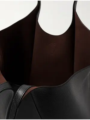TOD'S Large Textured-leather Shoulder Bag