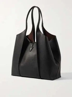 TOD'S Large Textured-leather Shoulder Bag