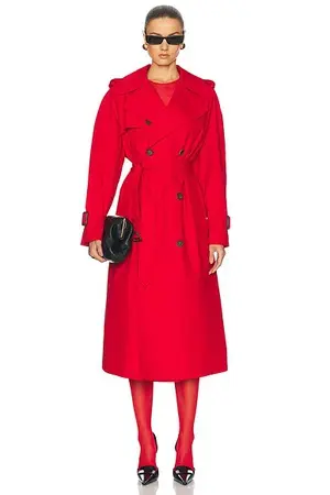 Wardrobe.NYC Sheer Tights - Red