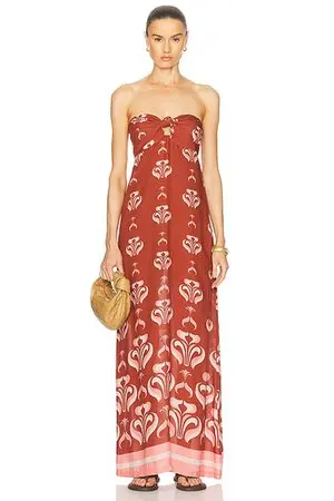 ADRIANA DEGREAS Vintage Lily Long Dress - Unique