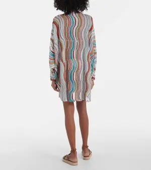 Missoni Printed Lame Beach Cover-up