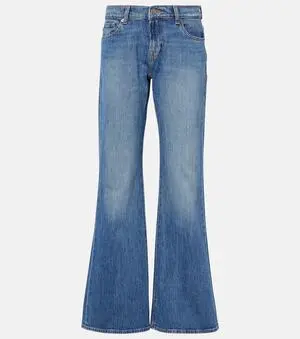 7 For All Mankind High-rise Flared Jeans