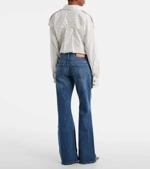 7 For All Mankind High-rise Flared Jeans