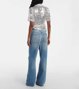 Christopher Esber Sequined Polo Shirt